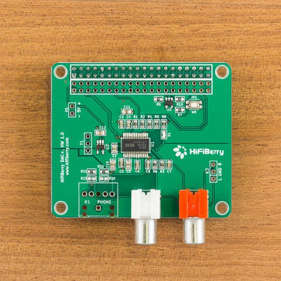 HiFiBerry DAC+ - high quality 192kHz/24bit audio output for the ...