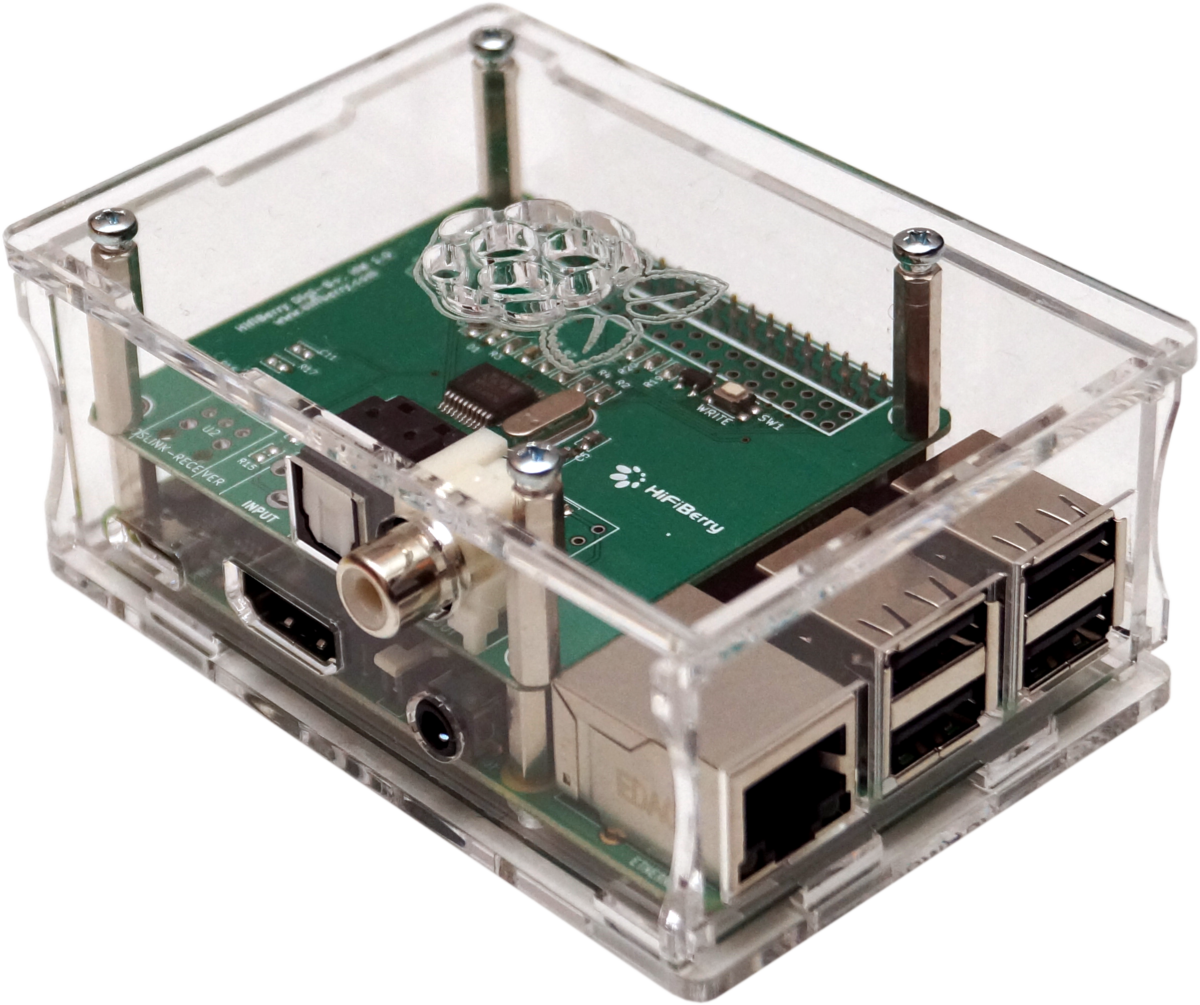HifiBerry Digi+ case crystal – HiFiBerry