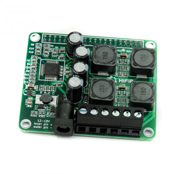 HiFiBerry AMP - 25W digial audio amplifier for the Raspberry Pi | HiFiBerry