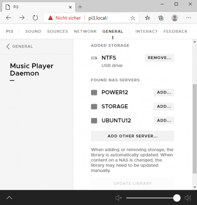 Listen to your existing MP3/FLAC music library | HiFiBerry
